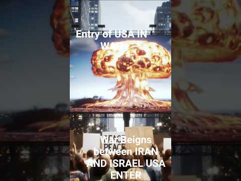 USA - War beigns between Israel and Iran and USA ENTER IN THE WAR