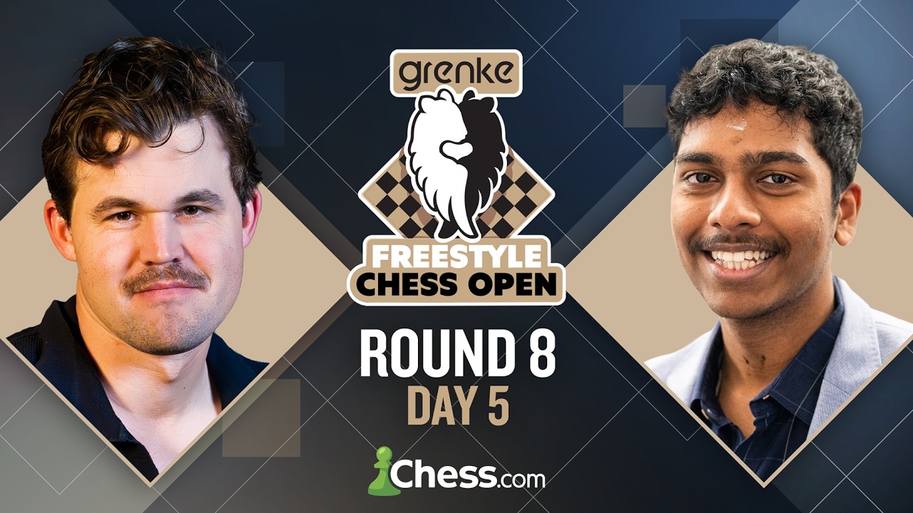 Grenke Freestyle Chess Open 2026: Pranav, MVL, Sarana & Magnus Chase Vincent In Penultimate Rd 8