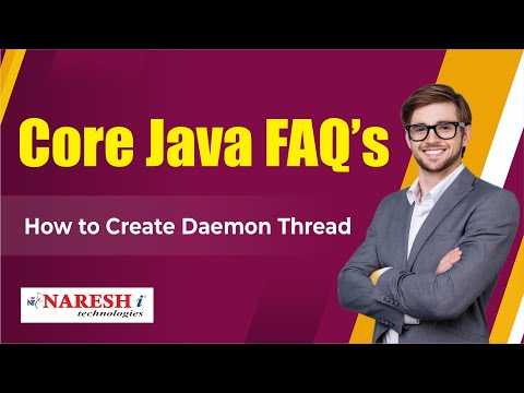 How to Create Daemon Thread | Core Java Interview Questions | Naresh IT