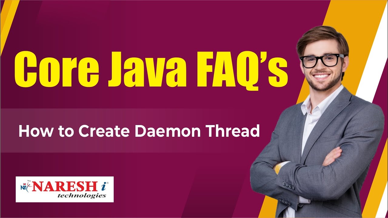 How to Create Daemon Thread | Core Java Interview Questions | Naresh IT