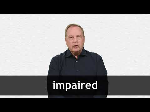 How to pronounce IMPAIRED in American English