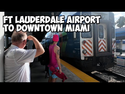 Fort Lauderdale Airport to Downtown Miami via Public Transit for only $3.75 : Tri-rail & Metromover