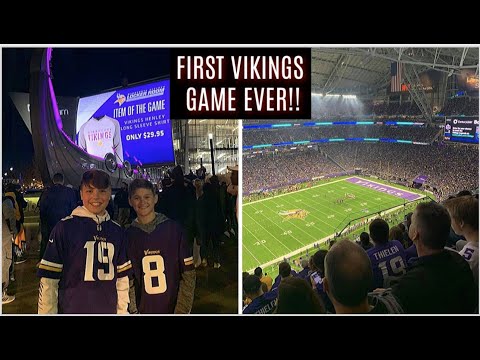 FIRST VIKINGS GAMES EVER!! | MINNESOTAN | SKOL