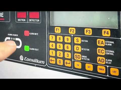 Reset Fire Alarm Consilium Salwico CS3004