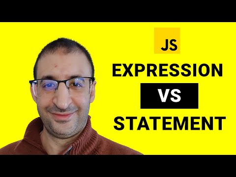 19- The Difference between Expression and Statement in JavaScript | JavaScript Tutorial