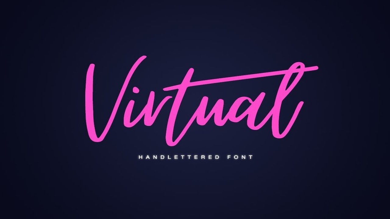Virtual Script Font Free Download