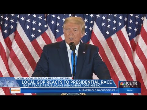 East Texas GOP members react to the 2020 presidential election