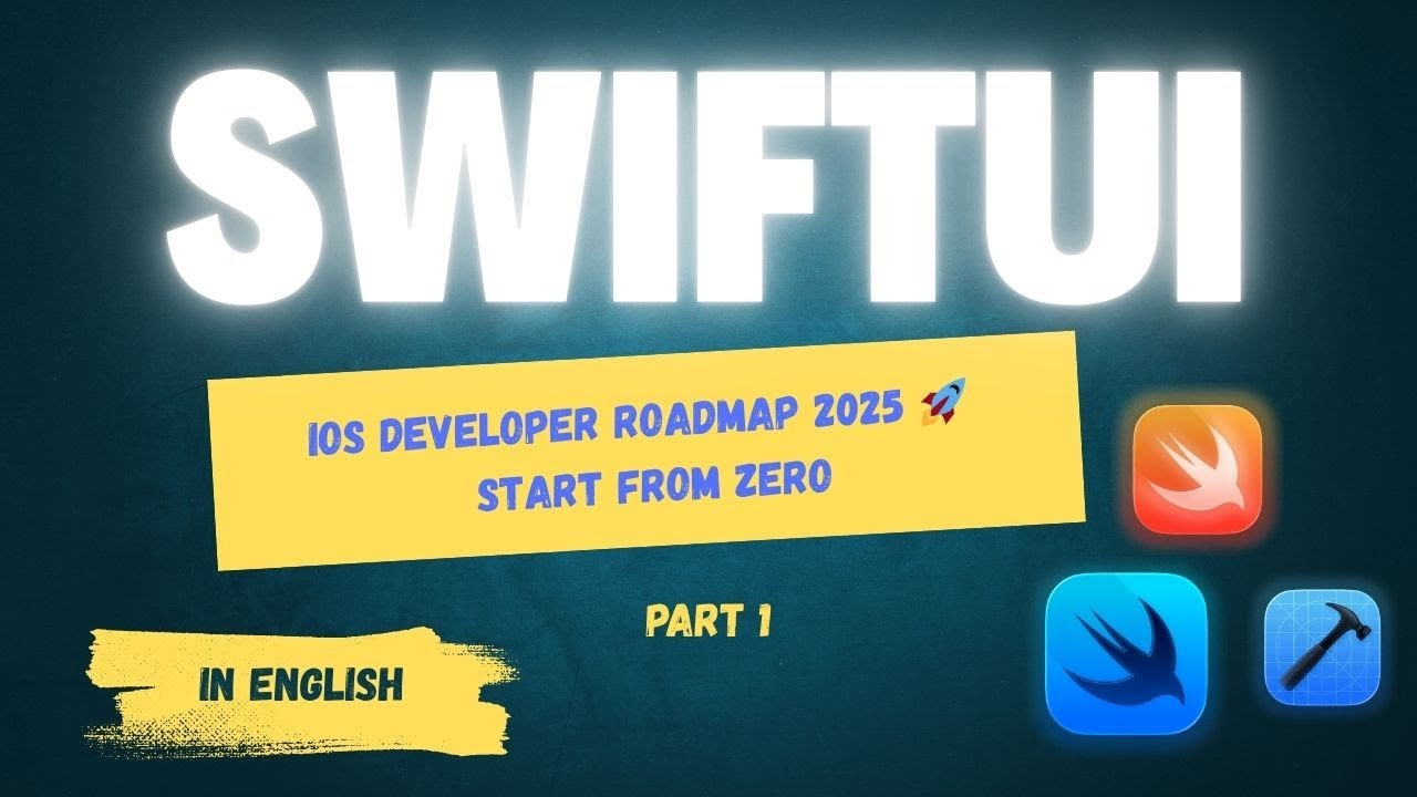 iOS Development for Beginners (2025) 🔥– Xcode Setup + Your First SwiftUI App 🚀 in English
