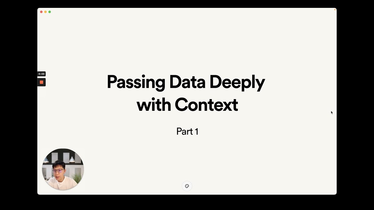 Passing Data Deeply  with Context  - Part1