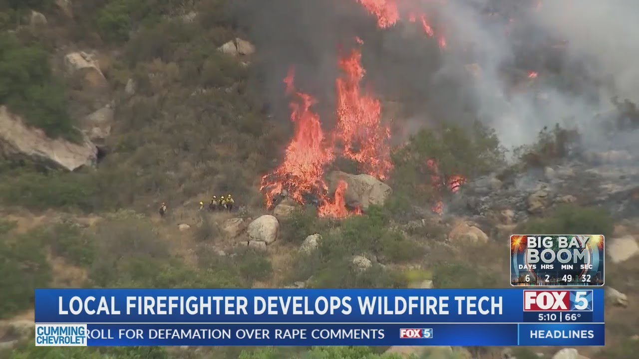Local Firefighter Develops High-Tech Wildfire Detection, Prevention