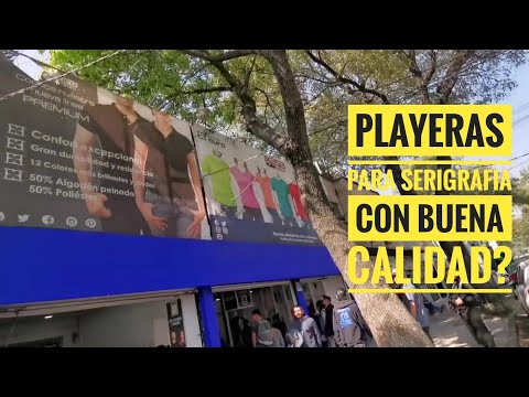 Donde comprar playeras para serigrafia de buena calidad