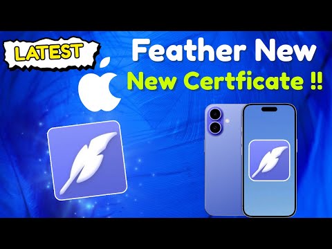 New FEATHER Certificate! ✅ Install IPA Apps on iPhone/iPad (iOS 18.5) — No Jailbreak, No PC!