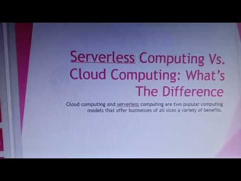 Serverless Computing Vs Cloud Computing What’s The Difference