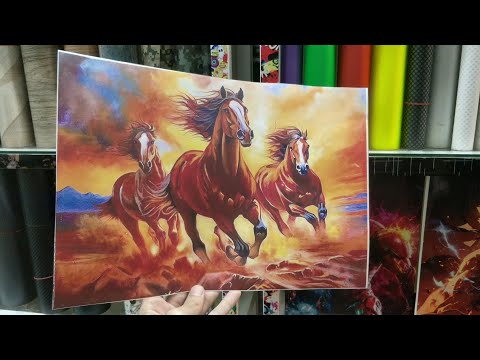 Laptop oil painting sheet | horse oil painting sheet | MacBook sheet with apple logo #oilpainting
