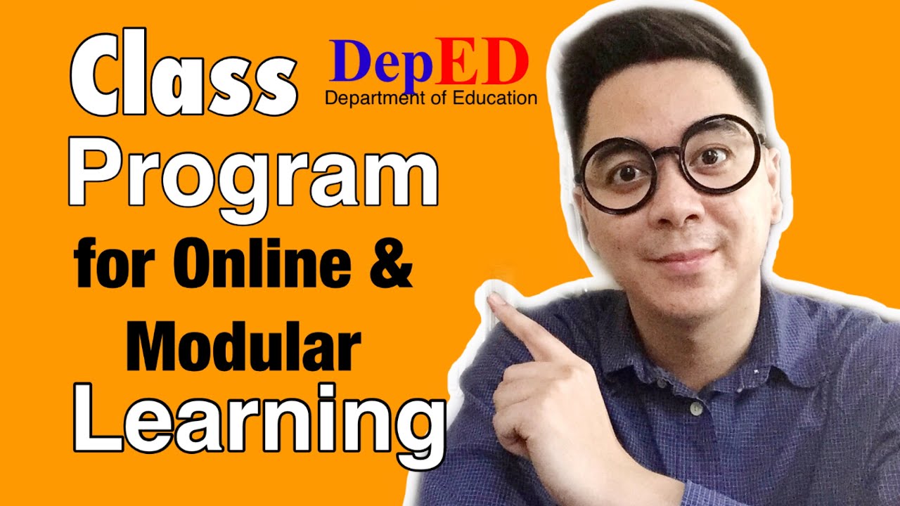 Class Program Sample- Online and Modular Learning