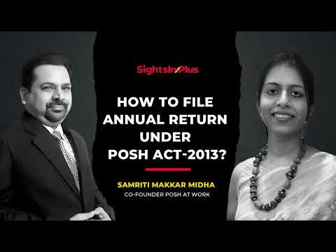 How to file Annual Report under POSH Act