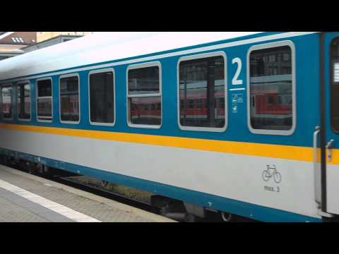 Abfahrt ALEX nach Prag (Praha.hl.n) in Regensburg Hbf