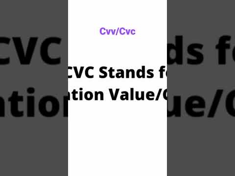 What is CVV/CVC on debit/credit card? How to find a CVV number on credit card/debit card?