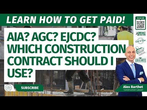 AIA? AGC? EJCDC? Which Construction Contract Should I Use?