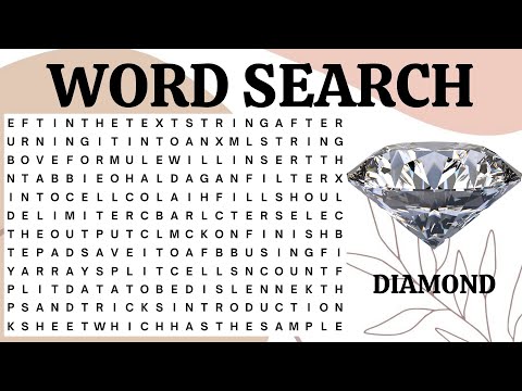 🔮 WORD SEARCH: GEMSTONES 💎 | Can You Find All the Hidden Jewels? 👀✨