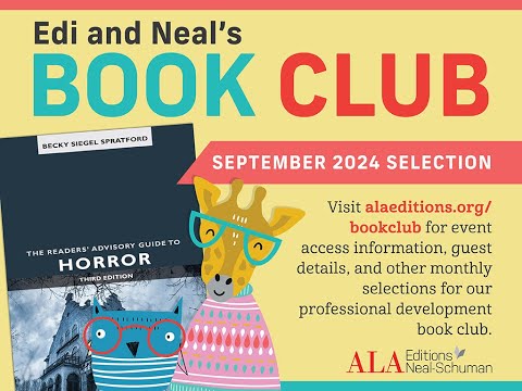 The Readers Advisory Guide To Horror - September 2024 Discussion (Edi And Neals Book Club - book ...