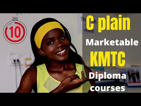 C plain KMTC Marketable diploma courses to do in 2022 | C plain courses