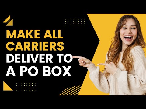 How to get Amazon, UPS, FedEx, & DHL to Deliver to a PO Box!