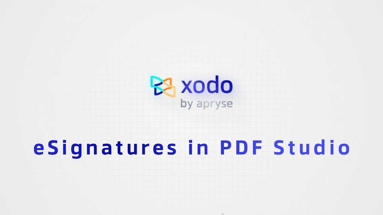 eSignatures | PDF Studio For AEC Series