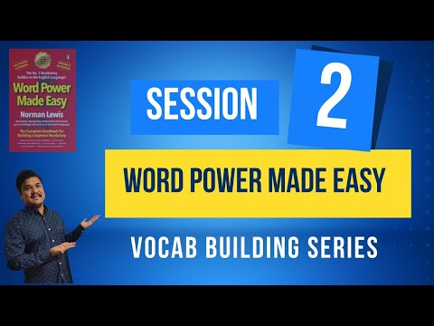 Word Power Made Easy | Session 2 | How to talk about Personality Types