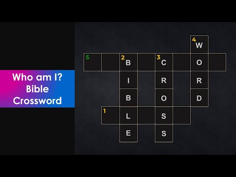 Who am I? | Bible Crossword | ScripQuiz