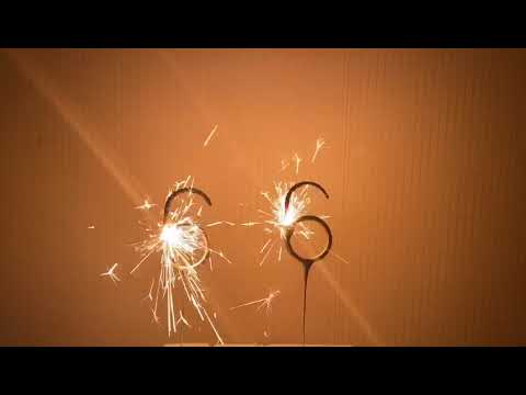 number sparklers for birthday .