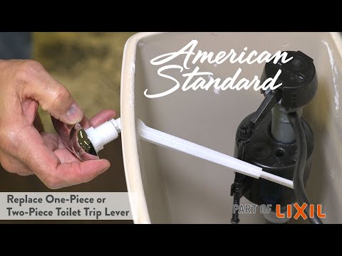 How to Replace Your One-Piece or Two-Piece Toilet Trip Lever