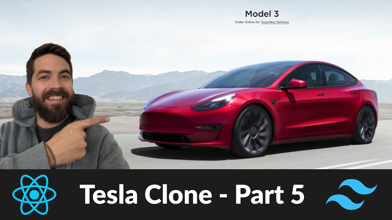 Tesla Clone with React, Tailwind CSS, and Firebase - Part 5