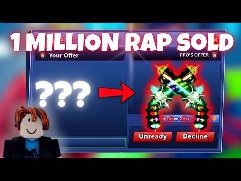 🤑 I SOLD ONE MILLION WORTH OF RAP IN BLADE BALL! 🤑