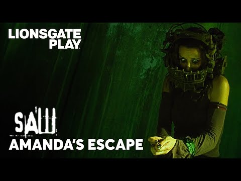 Reverse Bear Trap | Amanda's Escape Scene | Saw 2004 | Monica Potter | @lionsgateplay