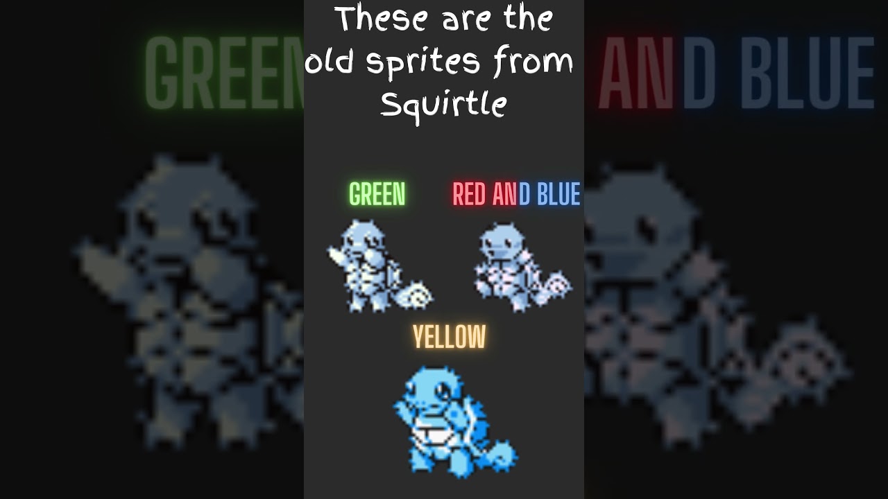 Old Pokemon Sprites #shorts