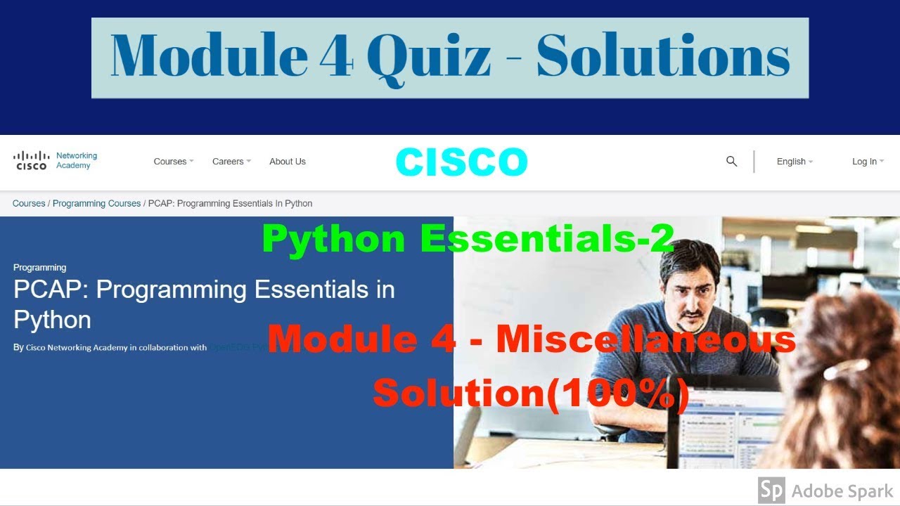 #Python #Module 4 - Miscellaneous #Solution(100%)  #Programming Essentials in Python #cisco 2021
