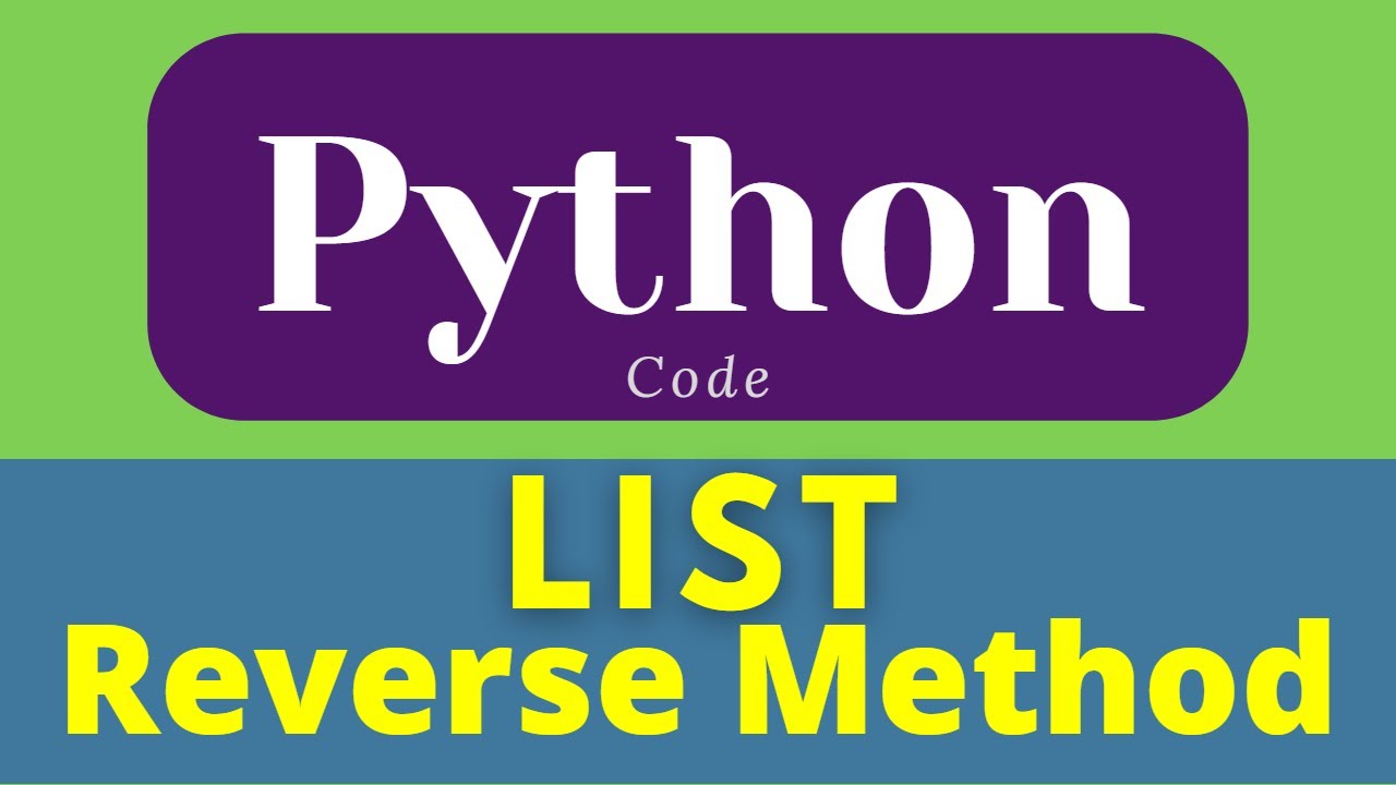reverse method in list | List In Python | Python Tutorial | Exersice #shorts  #python #ytshorts #4k