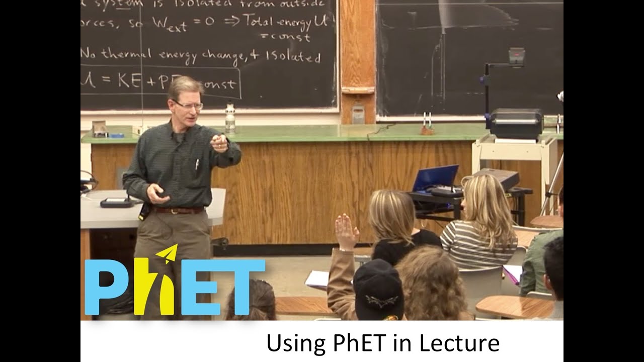 Using PhET in Lecture:  Going Beyond Demos