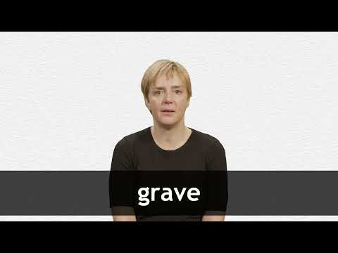 Traducción en inglés de “GRAVE” | Collins Diccionario español-inglés