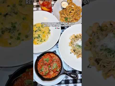 Retro Diner Vibes? Run to Stella’s Kitchen | Italian Restaurant | Downtown#torontoeats #foodie