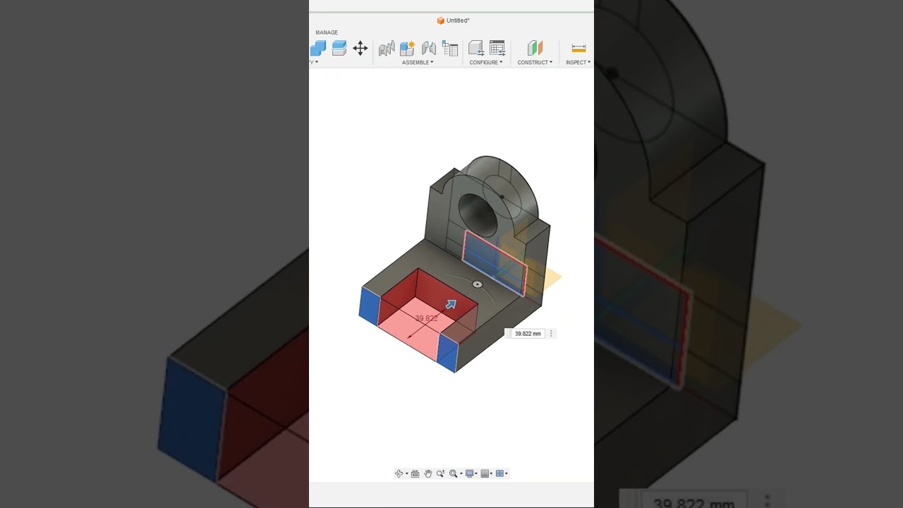 Fusion360 Part Modeling Tutorial-217. #design #3dmodeling #modelingtutorial #engineering#fusion360