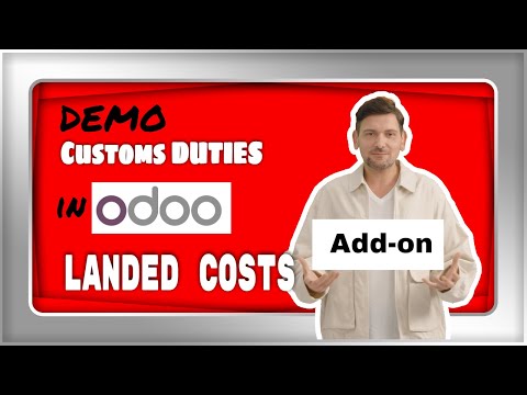 Demo Customs Duties and Shipping Fees for Landed Costs (Odoo)