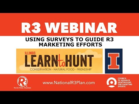 R3 Webinar: (Sept. 2019) Using Surveys to Guide R3 Marketing Efforts