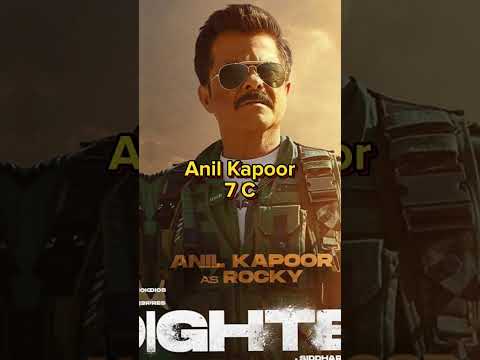 Fighter Movie Cast And Their Salary.๐ฑ๐ฅ#shorts #bollywood #fighter #casting #trending #viral