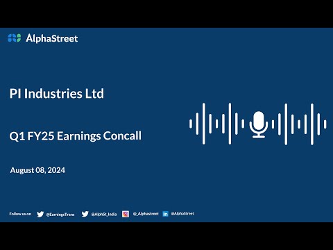 PI Industries Ltd Q1 FY2024-25 Earnings Conference Call