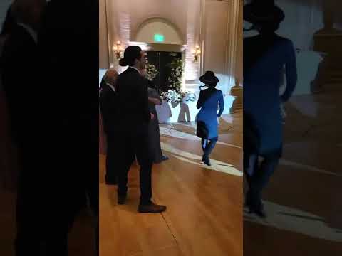 Look at Lina hyping up the dance floor! #saxophonist #wedding #mrsaxobeat #djmix #entertainment