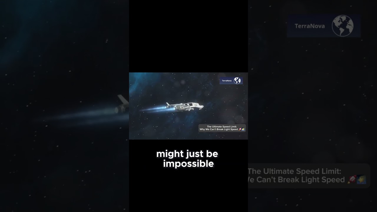 Why Can't We Go Faster Than Light Speed