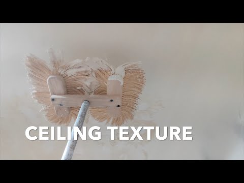 How to Texture a Ceiling + Weekend Camping Trip