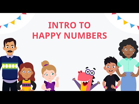 What is a happy number example?